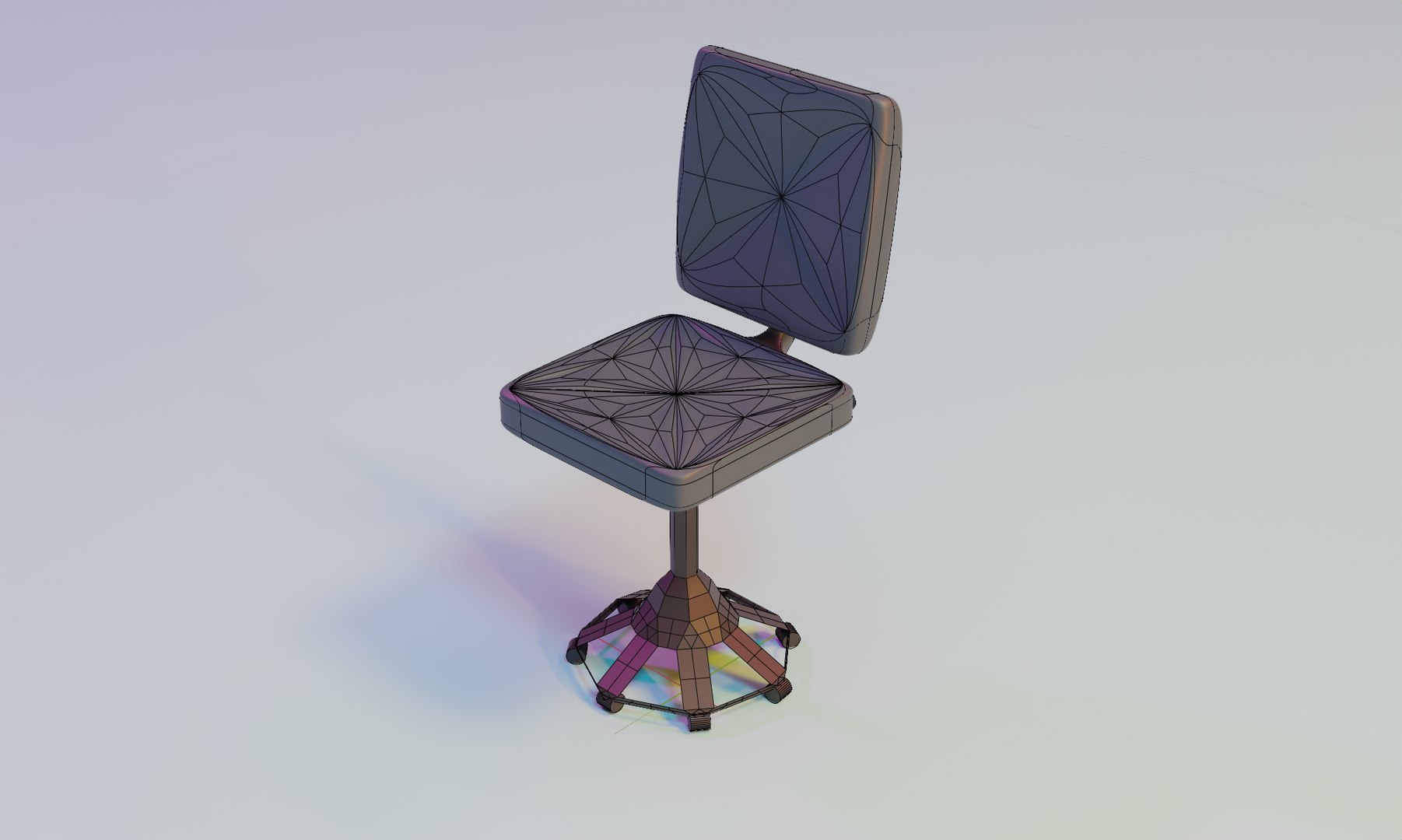 3D model Low Poly Chair - TurboSquid 1870104