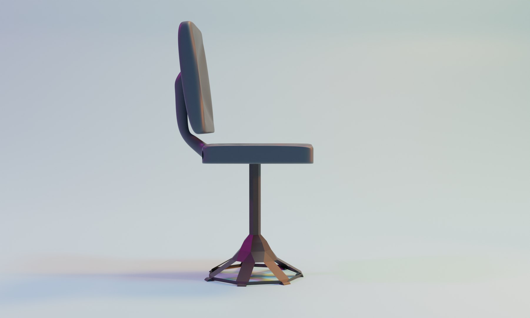 3D model Low Poly Chair - TurboSquid 1870104