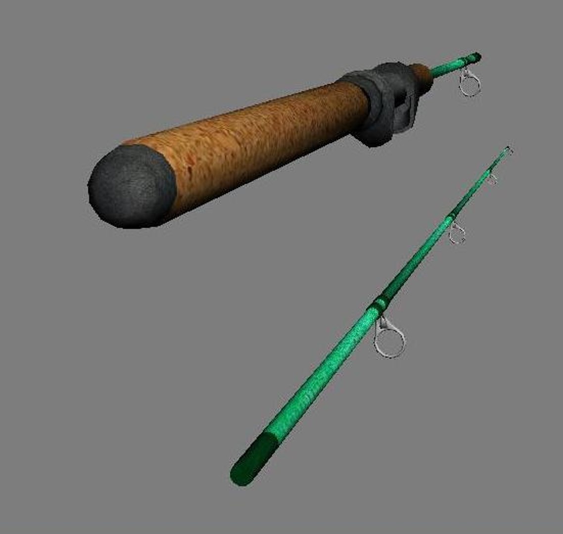 3d 3ds Fishing Rod