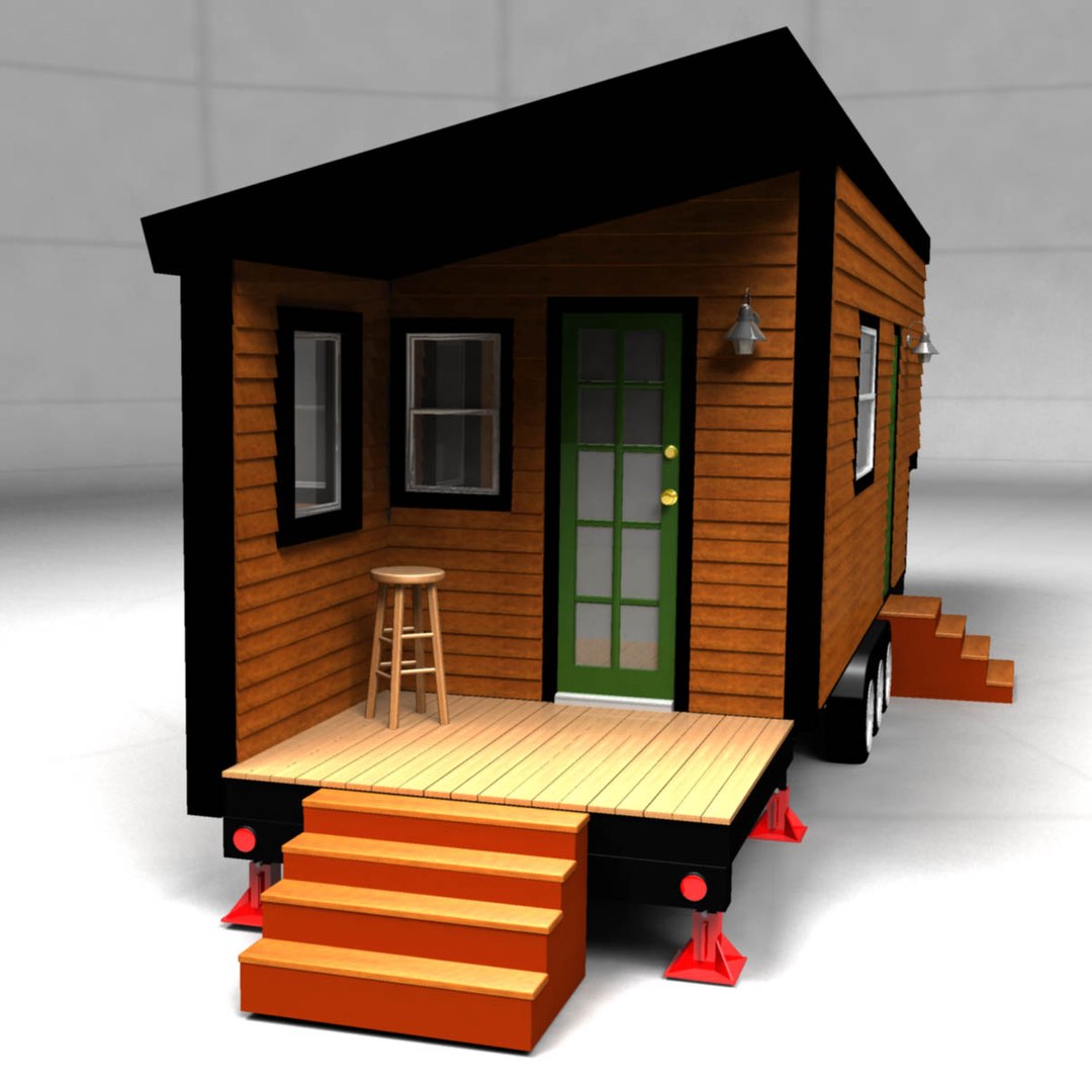 3D Tiny House Model - TurboSquid 1171772