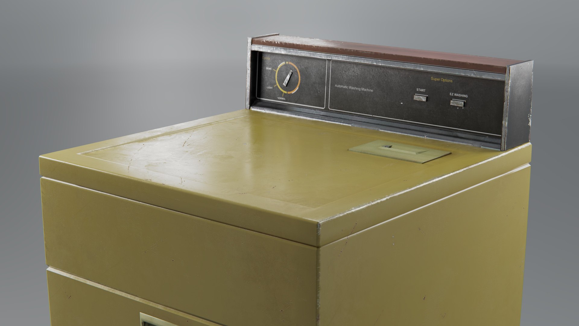 Vintage Dryer Machine Model - TurboSquid 1739554