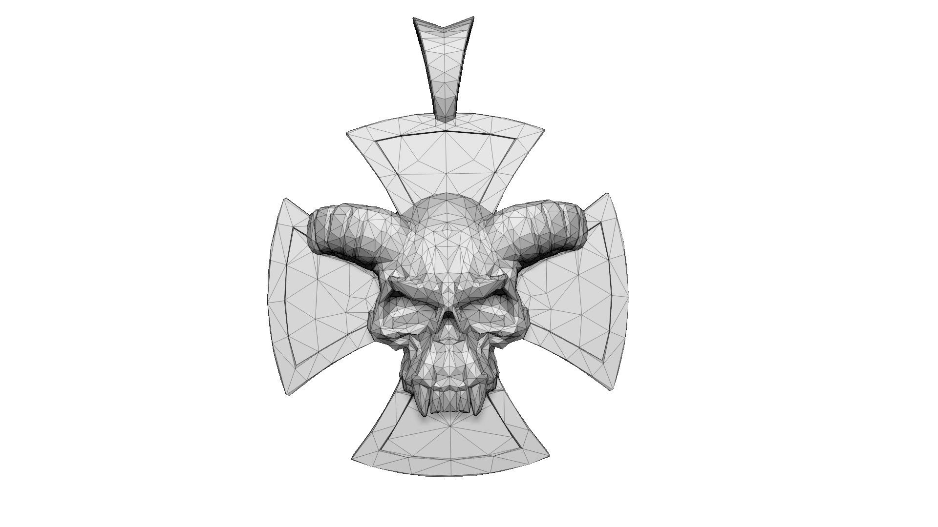 3D Low-poly Game Ready 3D Model Of Maltese Cross DVL - TurboSquid 2379760