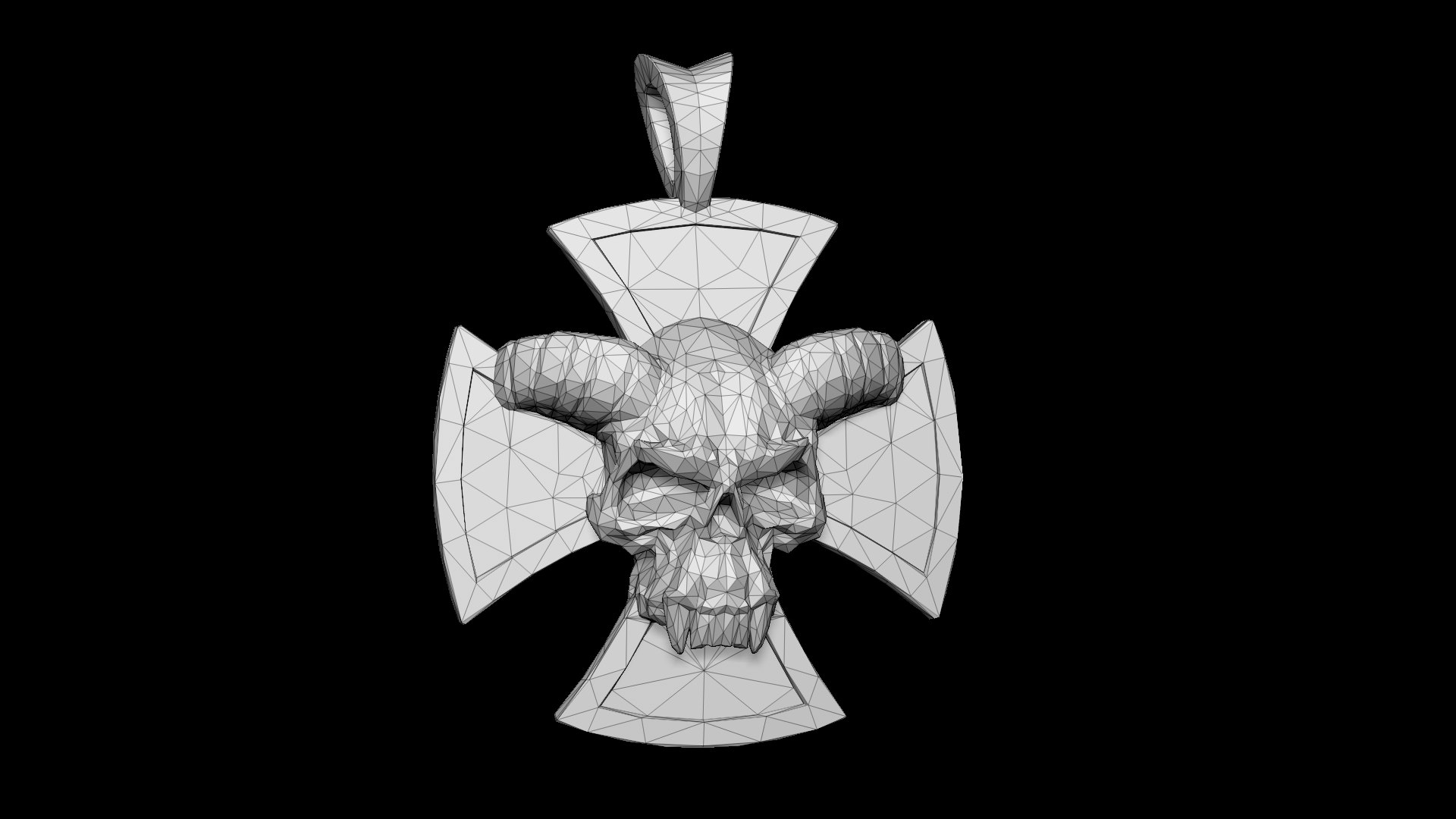 3D Low-poly Game Ready 3D Model Of Maltese Cross DVL - TurboSquid 2379760