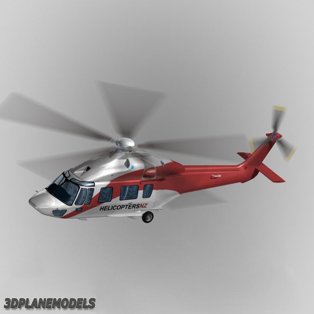 eurocopter helicopter ec-175 3d model