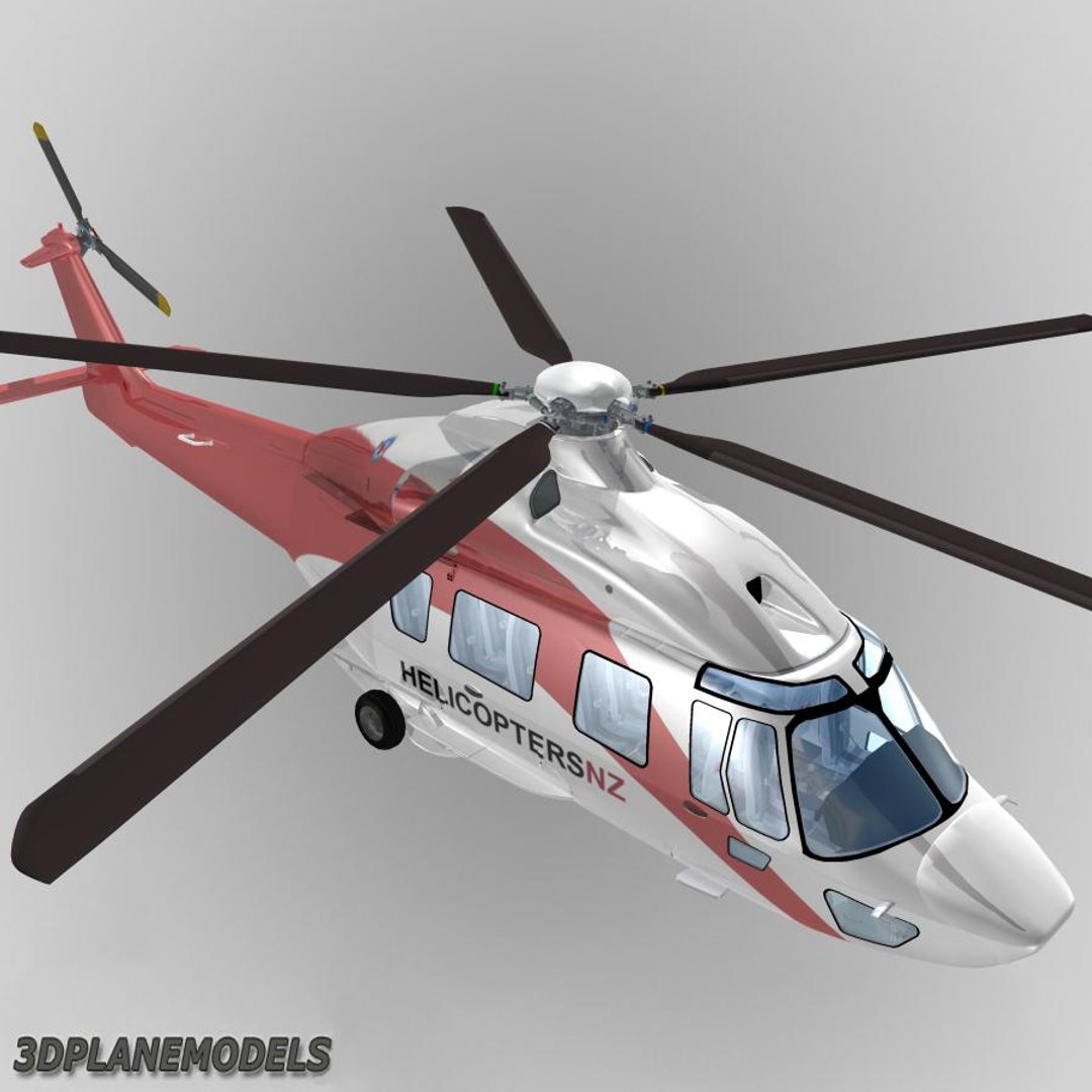 eurocopter helicopter ec-175 3d model