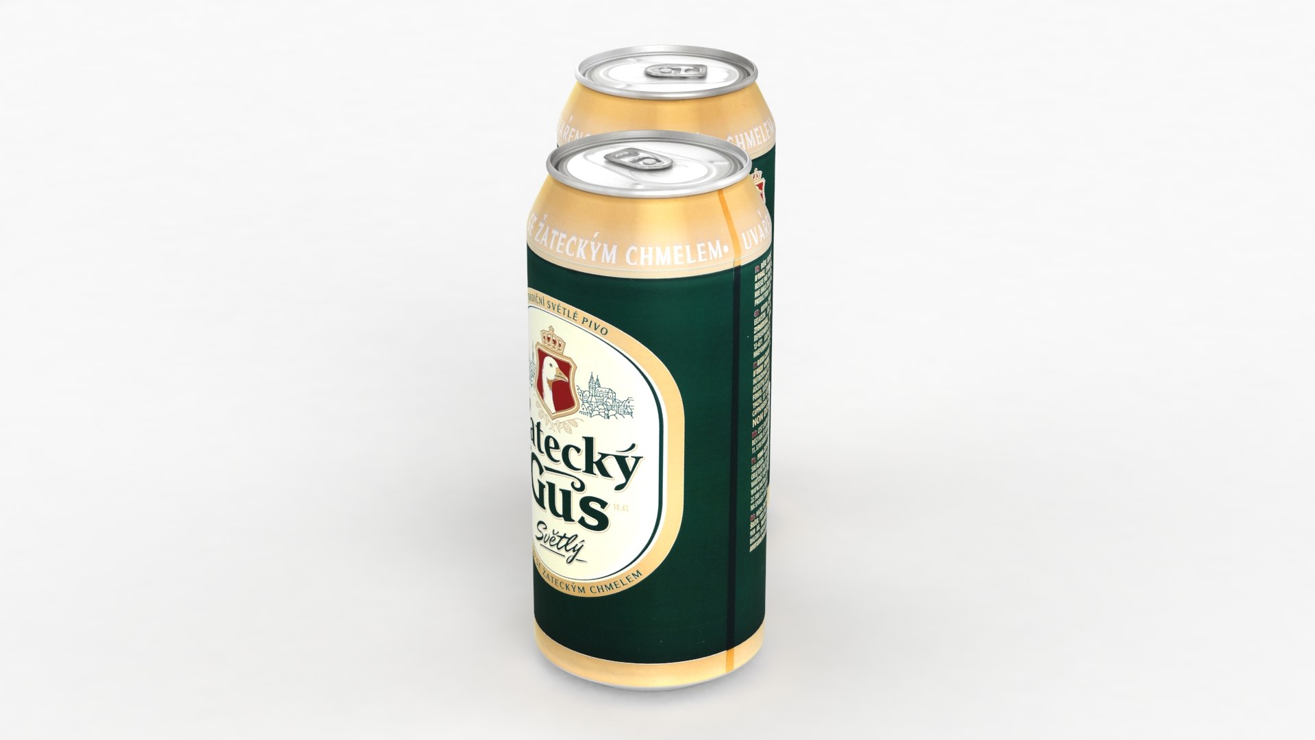 Beer Can Zatecky Gus Svetly 900ml 2022 3D model - TurboSquid 1844189