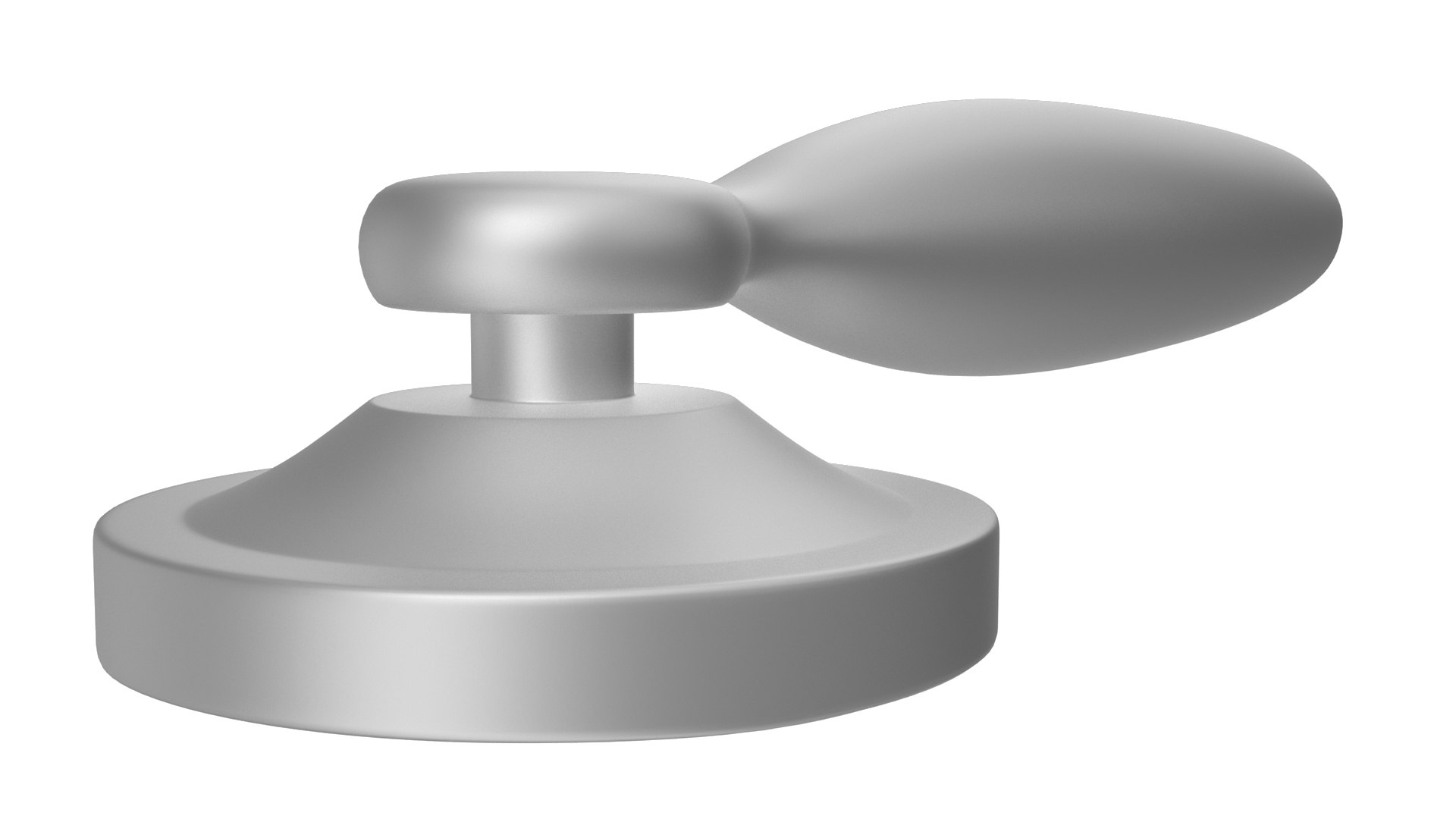 Door Handle Swivel Straight Oval Metal 3D Model - TurboSquid 2235934