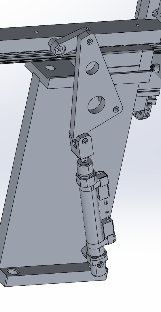3D Model Oblique Cylinder Push Mechanism - TurboSquid 1383521