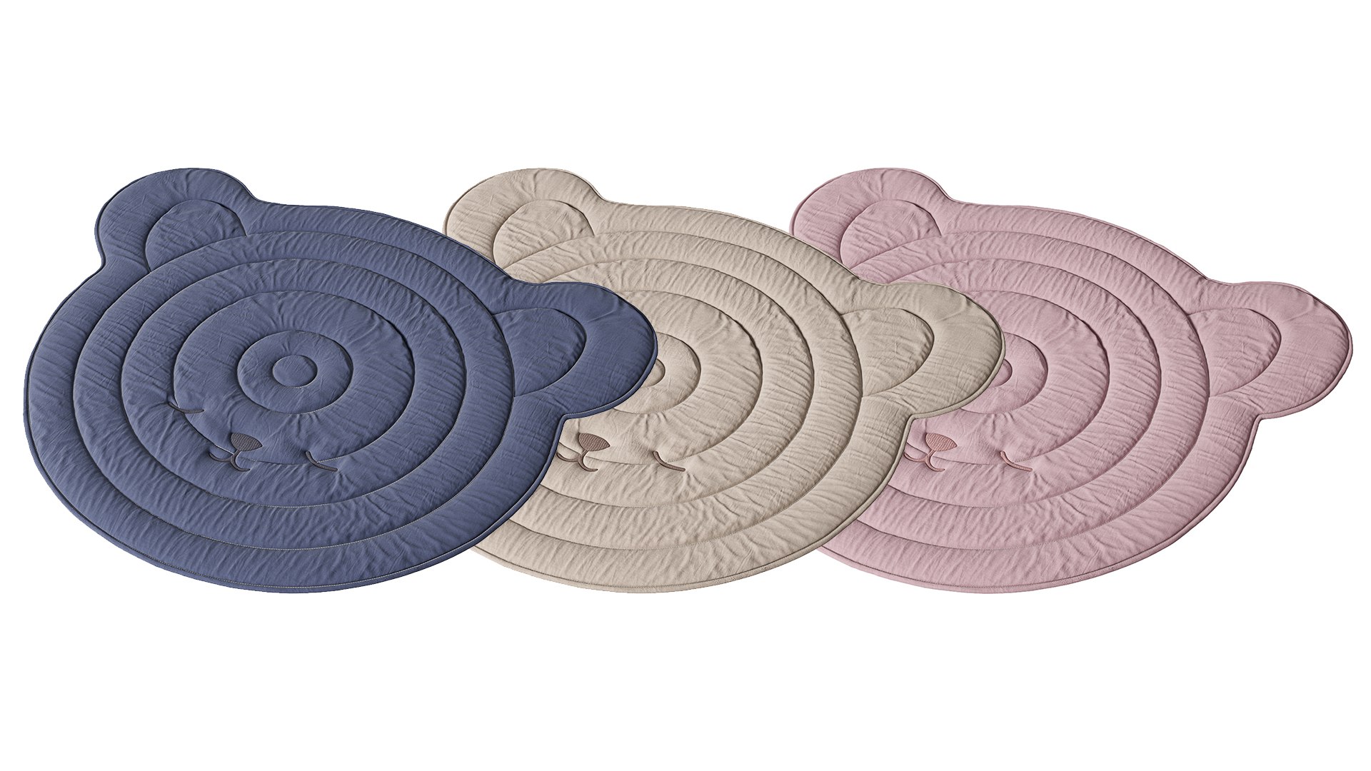 HM Cotton Bear Baby Mat 3D Model - TurboSquid 2195382