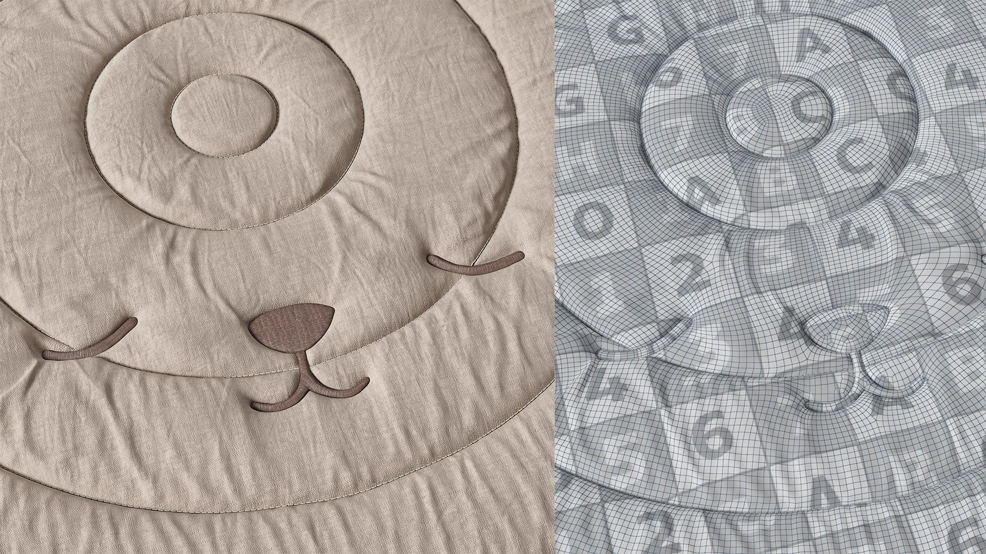 HM Cotton Bear Baby Mat 3D Model - TurboSquid 2195382