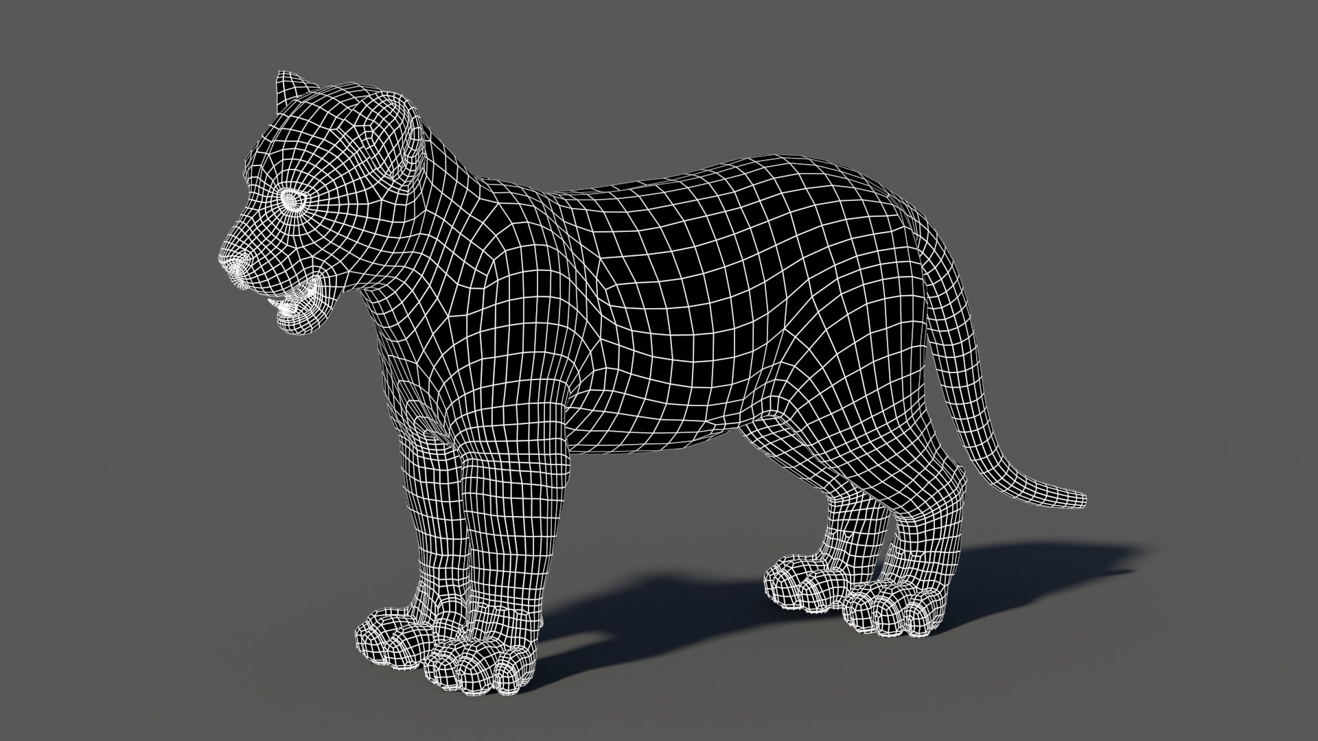 Tiger Cub 3D Model Fur 3D Model - TurboSquid 2341772