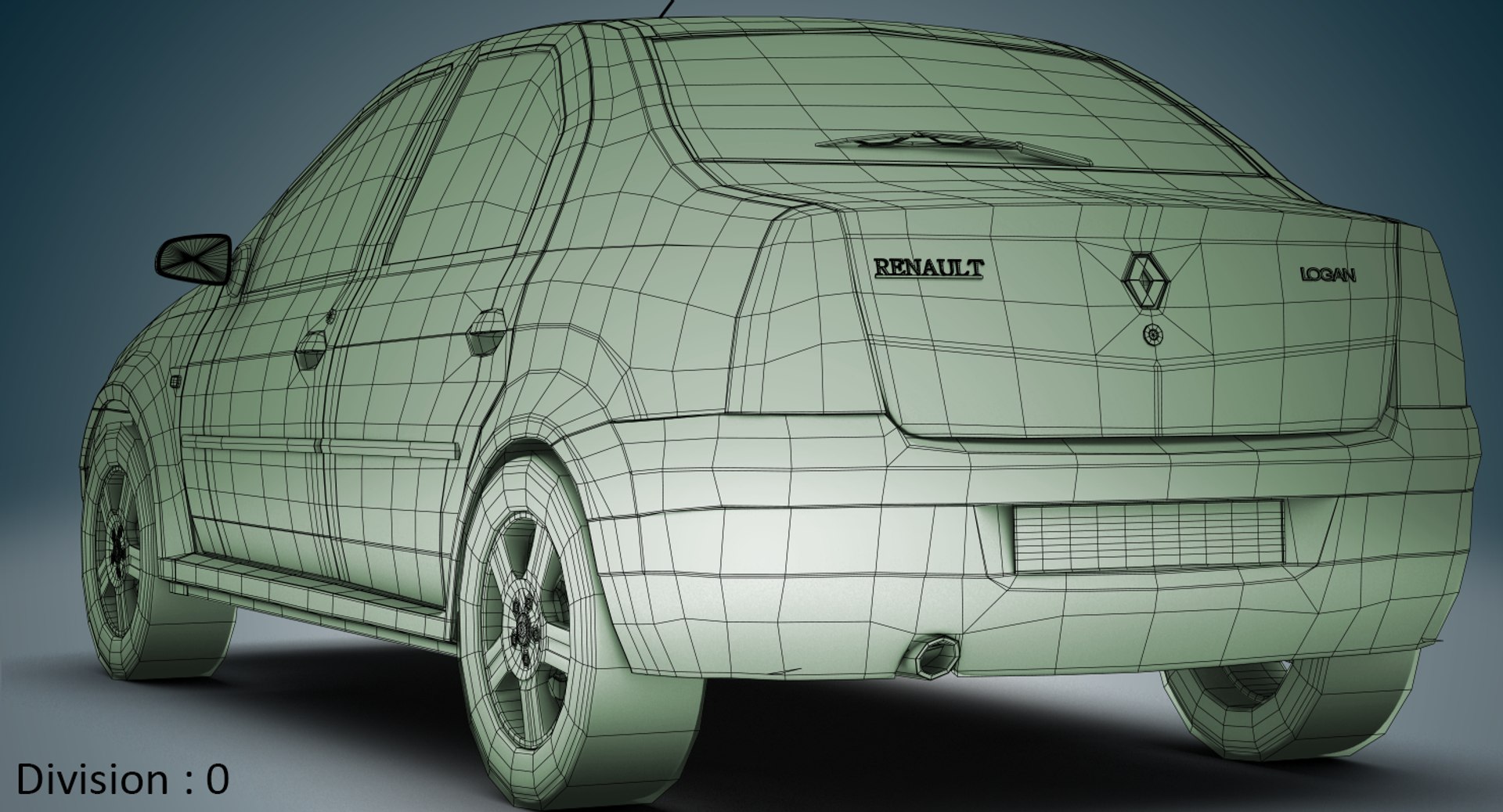 3d renault logan 90 l90