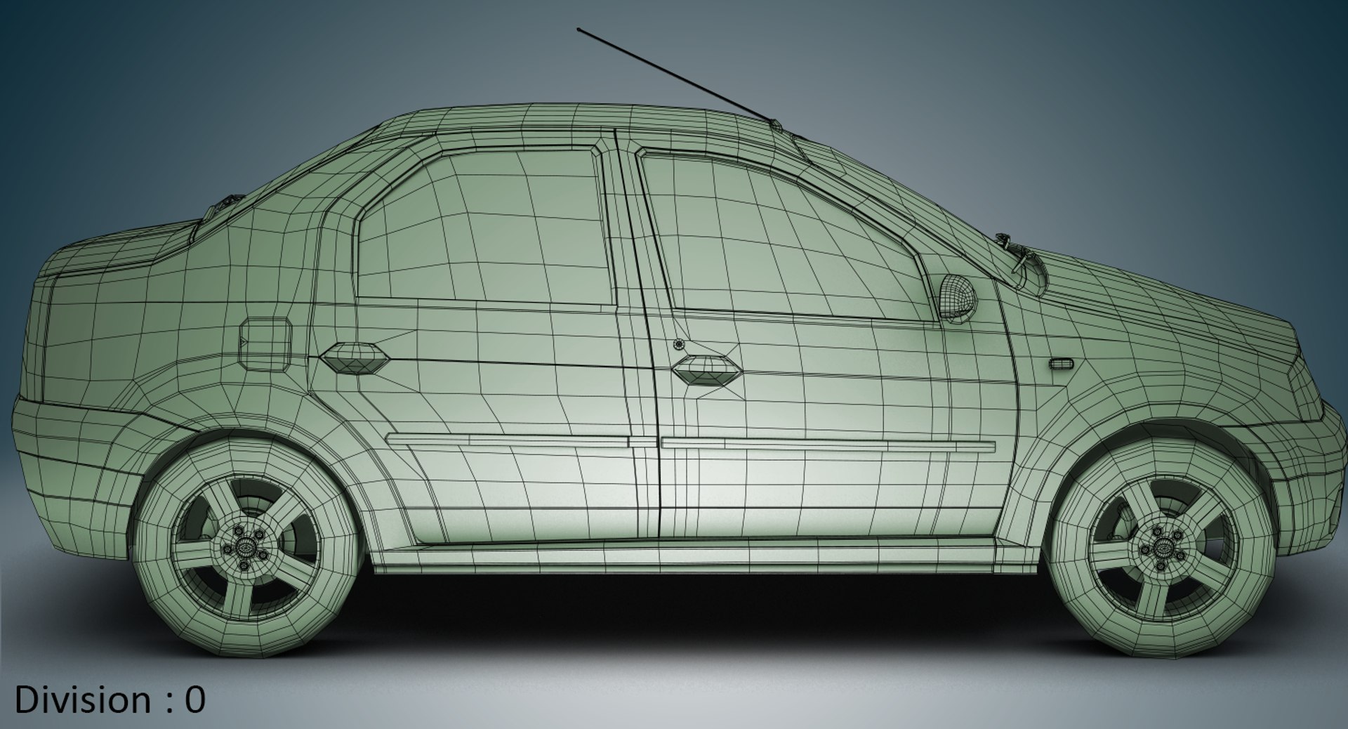 3d renault logan 90 l90