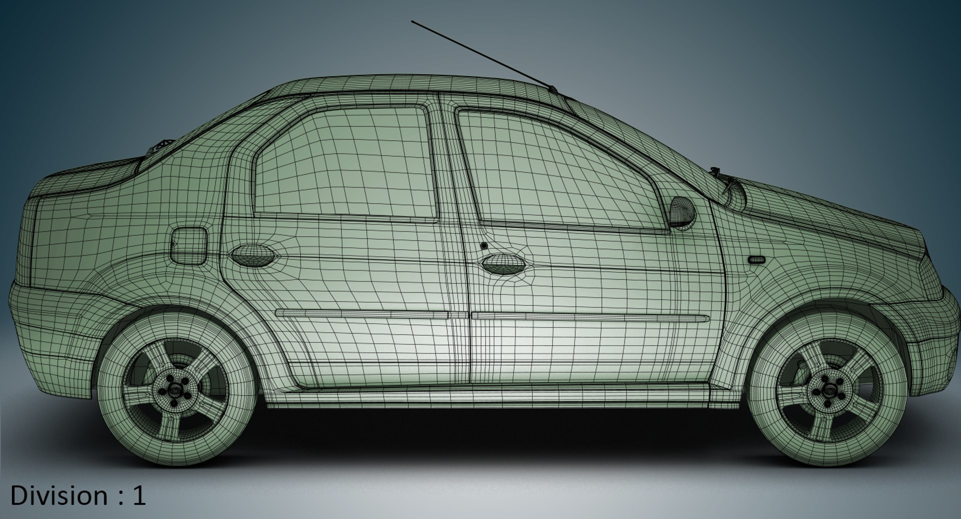 3d renault logan 90 l90