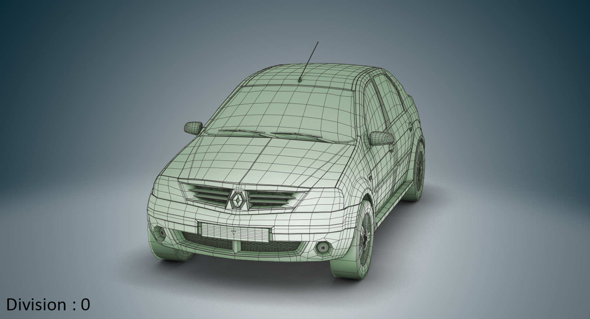 3d Renault Logan 90 L90