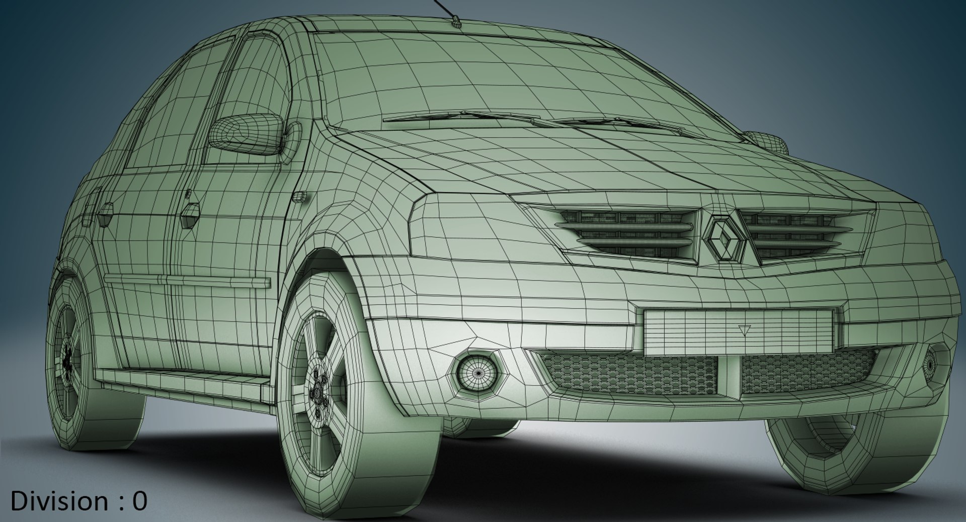 3d renault logan 90 l90