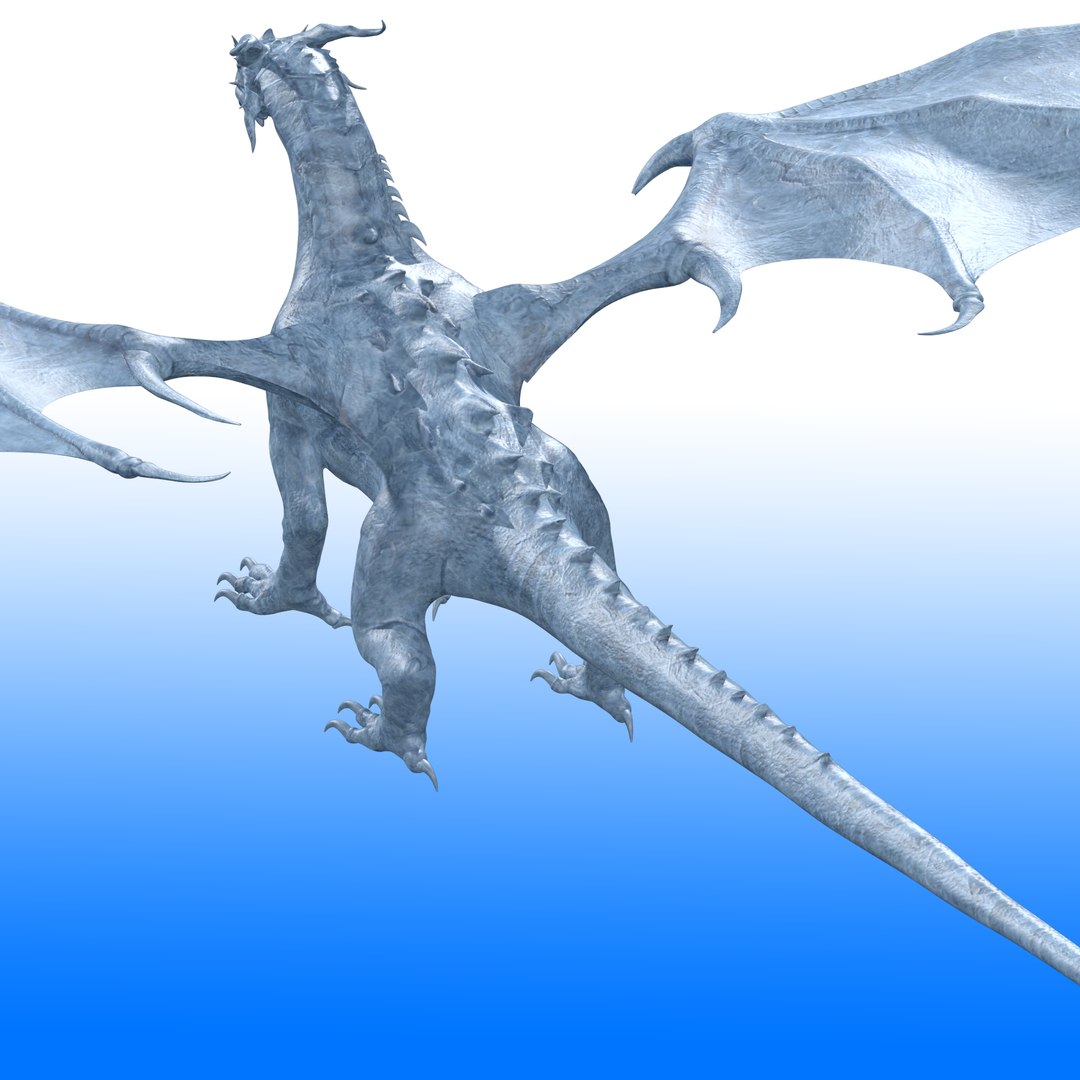 Ice Dragon Rigged 3D Model - TurboSquid 1841931