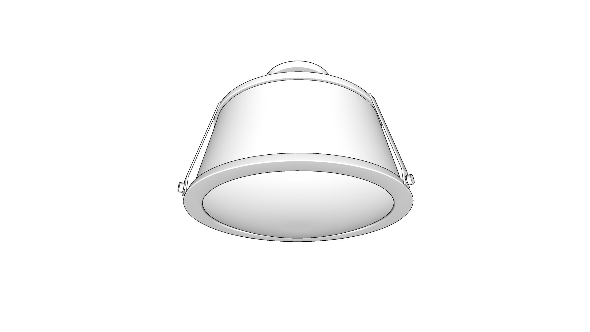Charlotte Semi-Flushed Ceiling Light 3D Model - TurboSquid 2238536