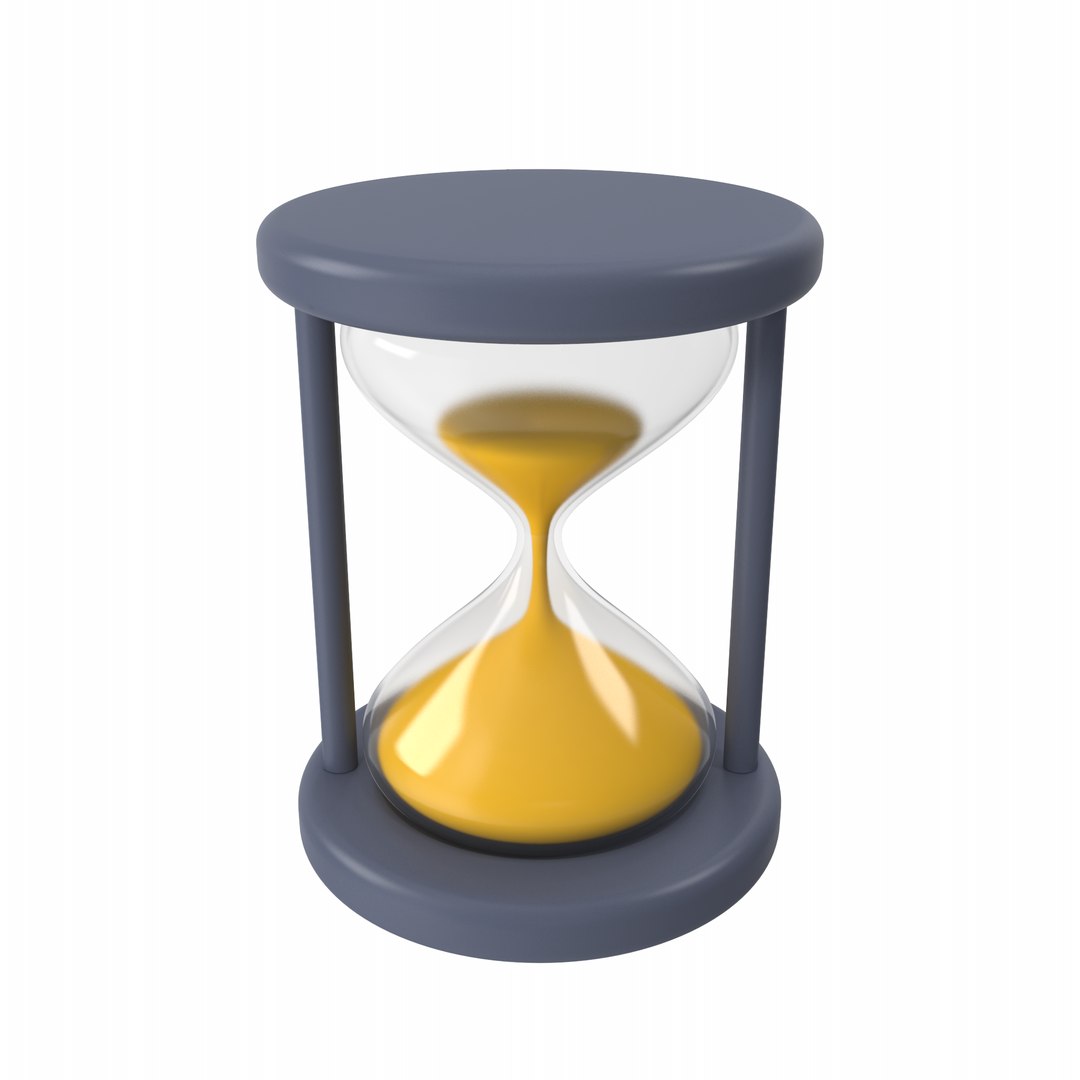 Hourglass Cartoon Model - TurboSquid 2267973