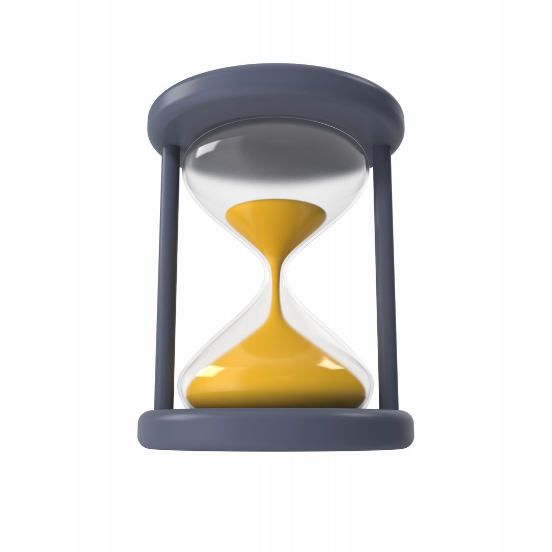 Hourglass Cartoon Model - TurboSquid 2267973