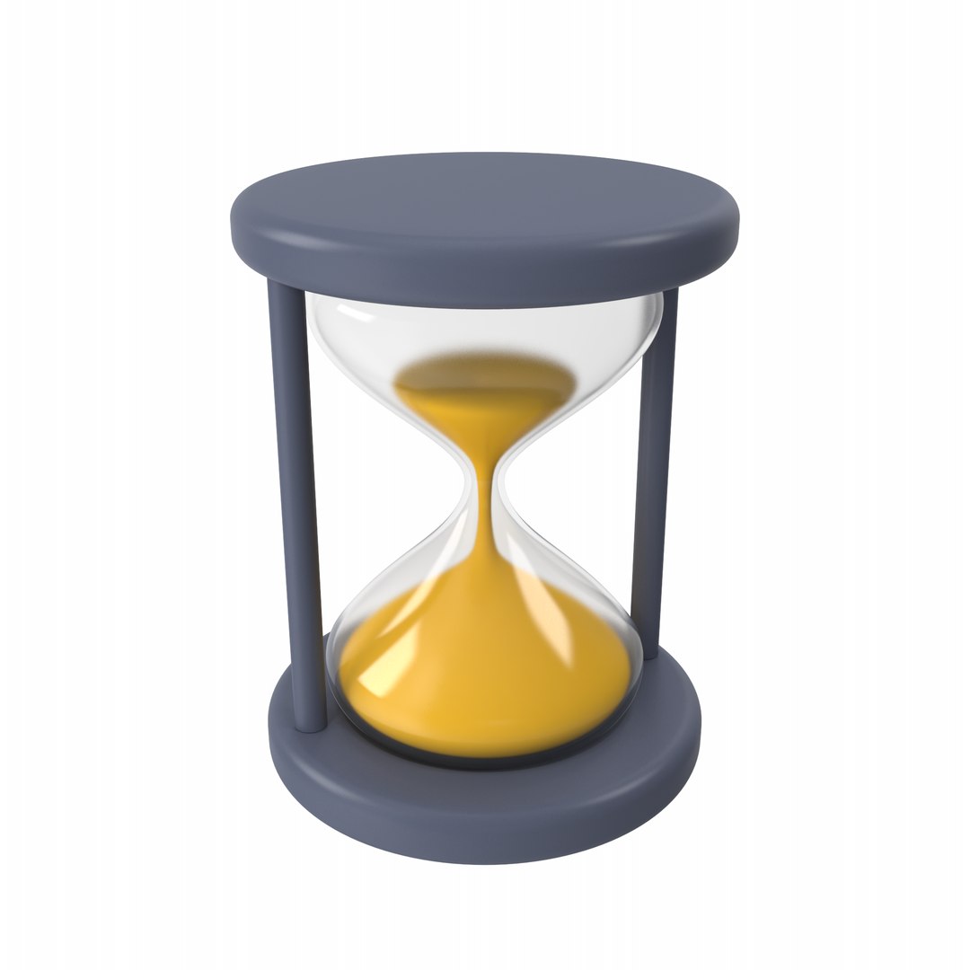 Hourglass Cartoon Model - TurboSquid 2267973