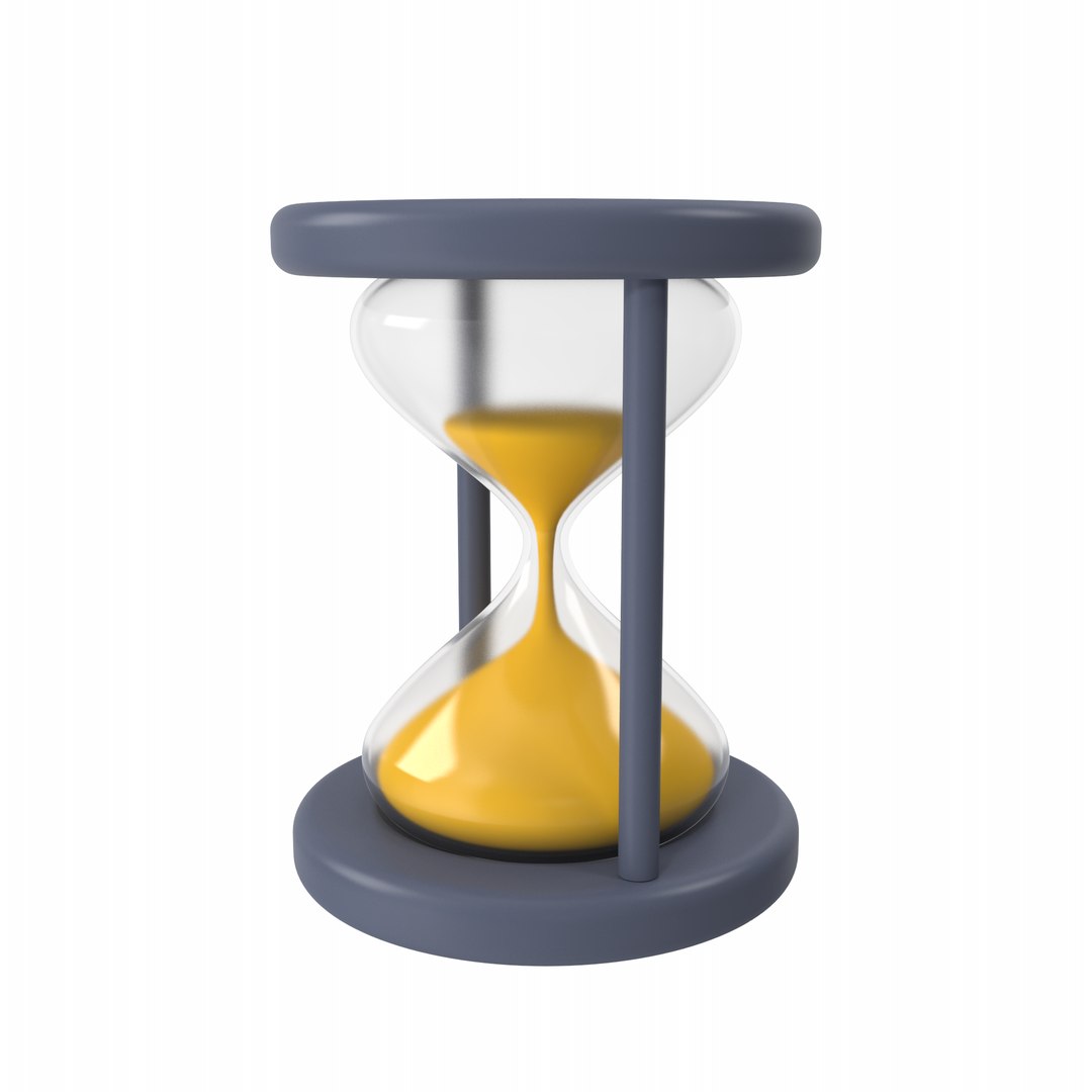 Hourglass Cartoon Model - TurboSquid 2267973