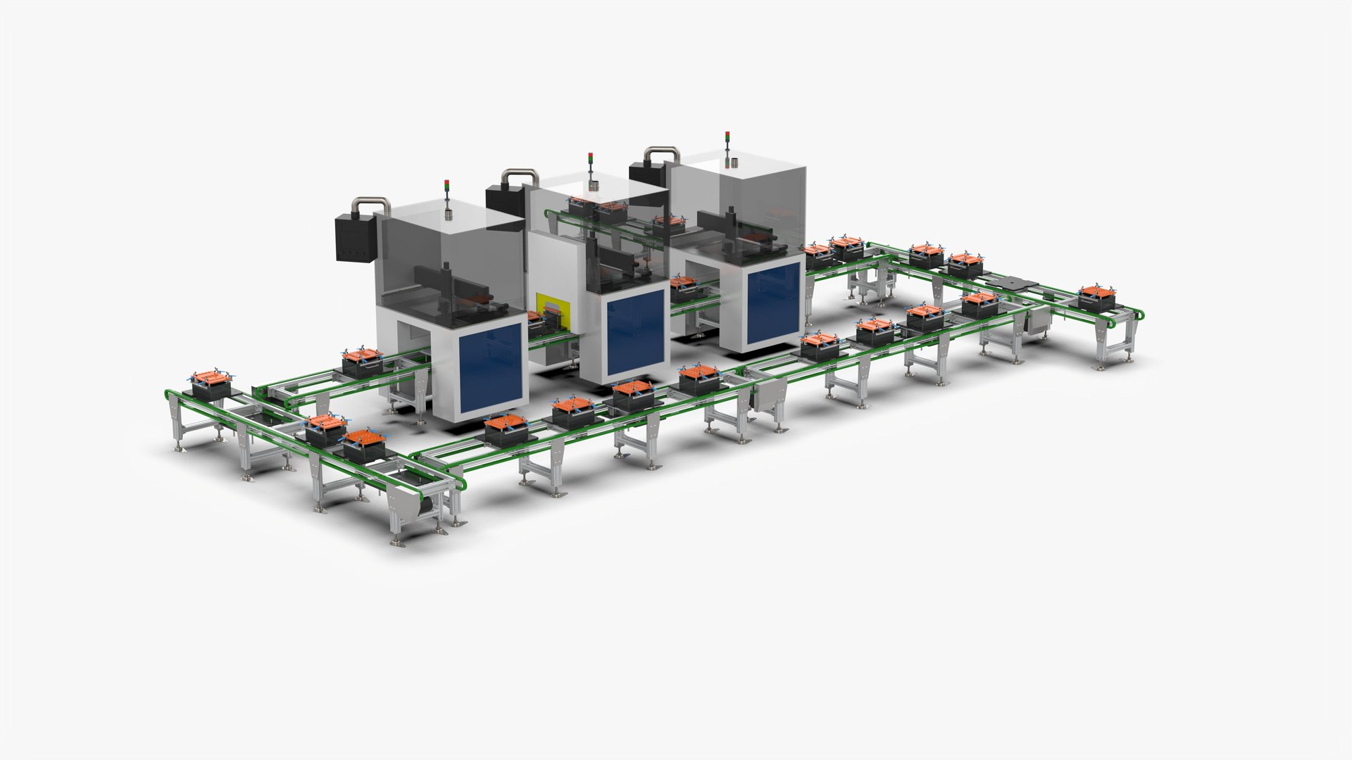 3D Square Shell Manual Welding And Visual Inspection Line - TurboSquid ...