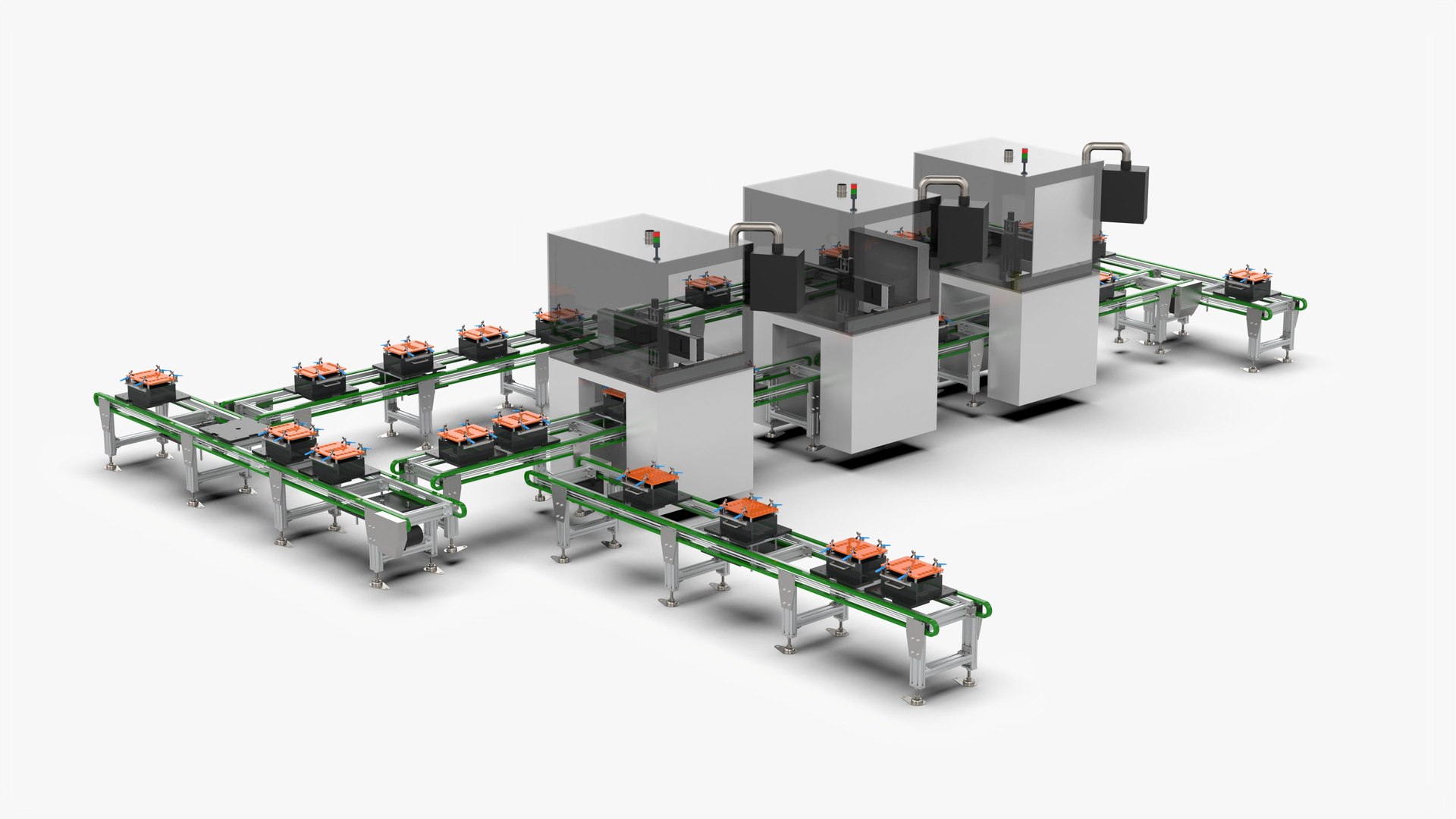 3D Square Shell Manual Welding And Visual Inspection Line - TurboSquid ...