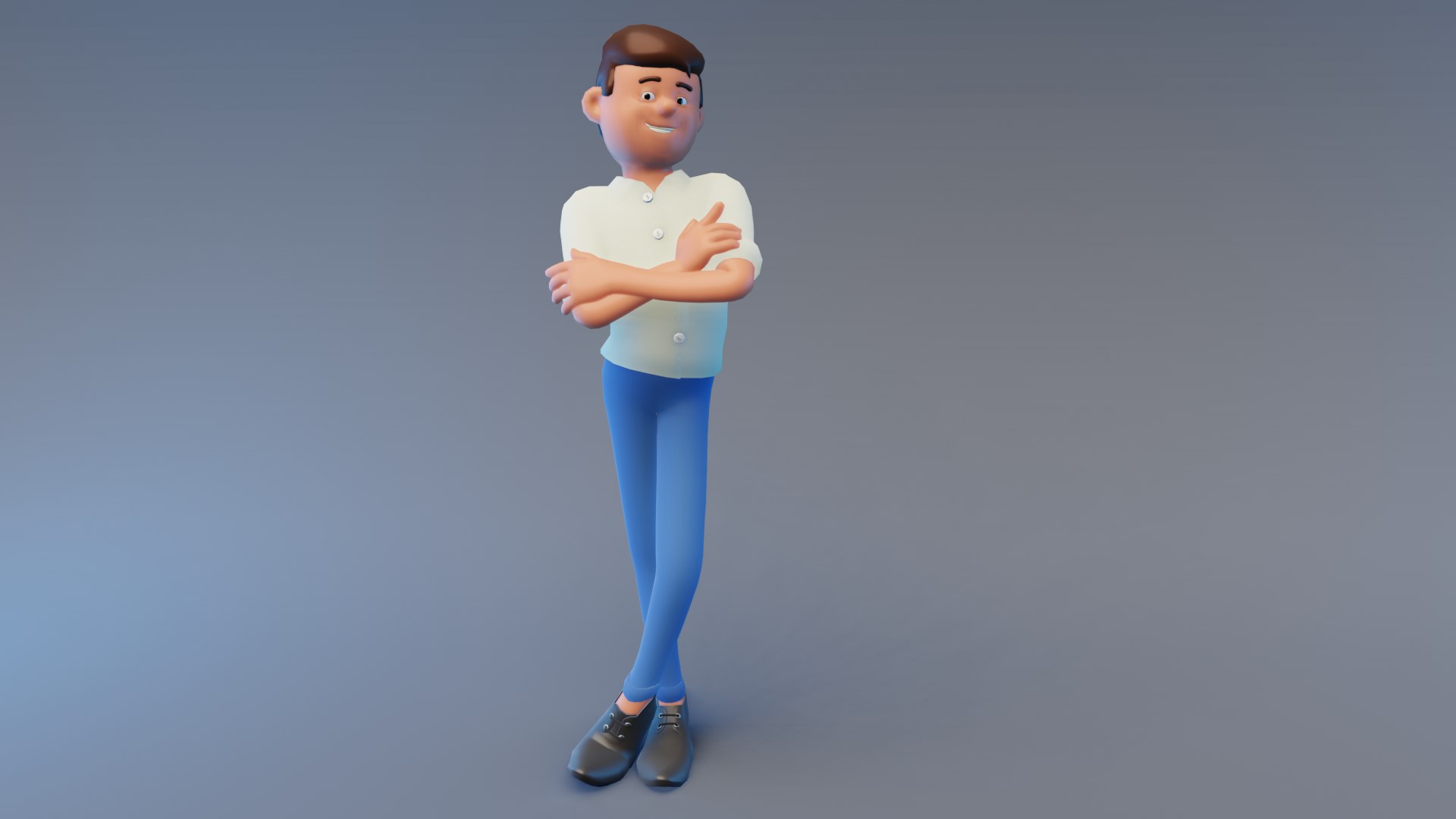 3D Man Cartoon Rigged Character - TurboSquid 1661943