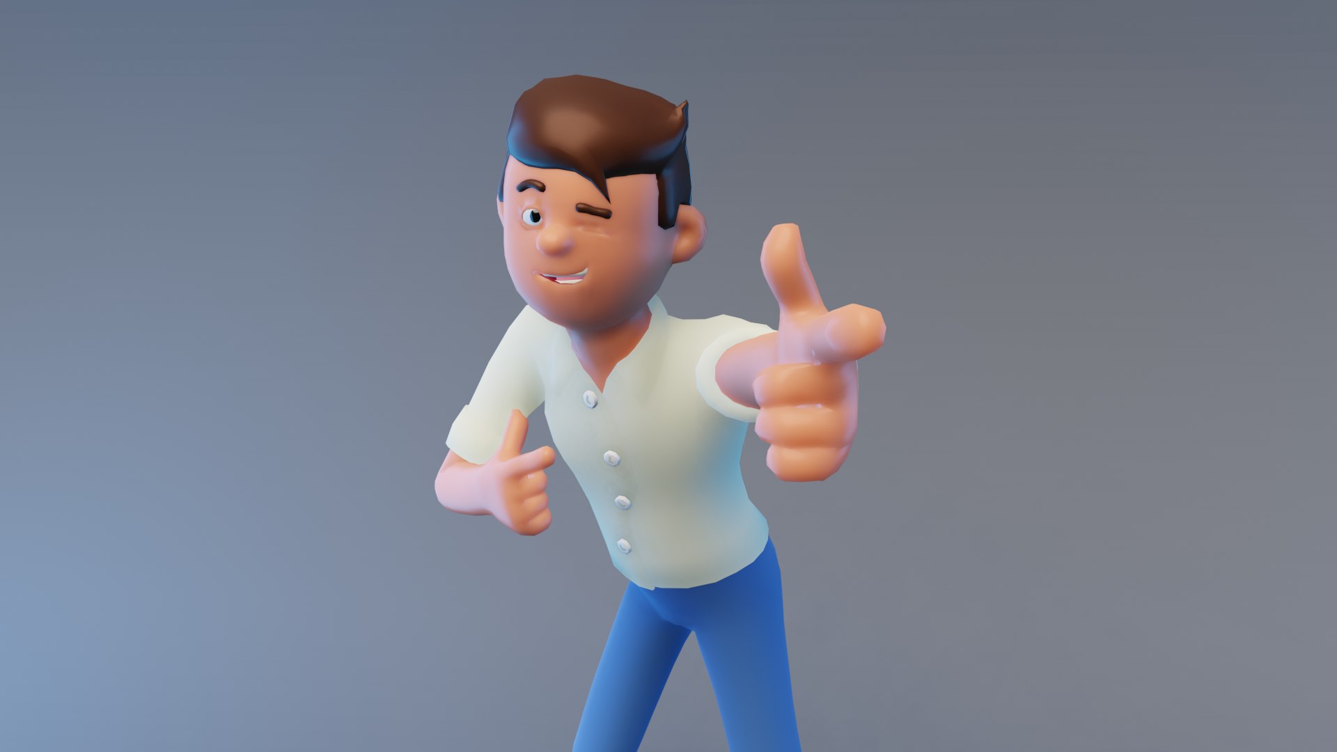 3D Man Cartoon Rigged Character - TurboSquid 1661943