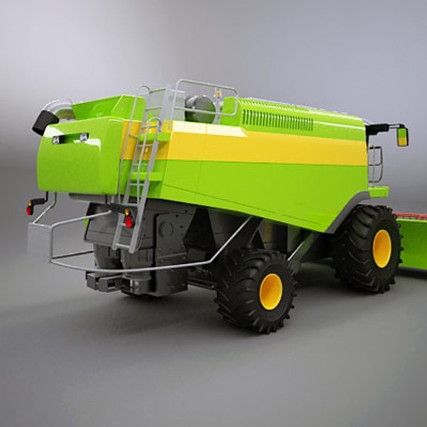 3d model generic farm combine