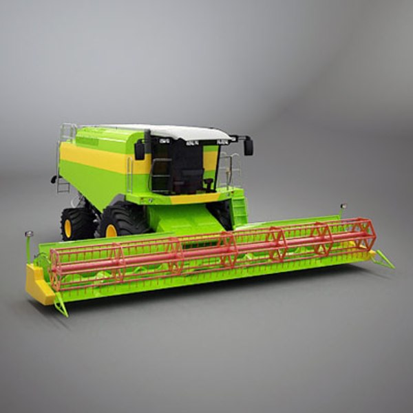3d model generic farm combine