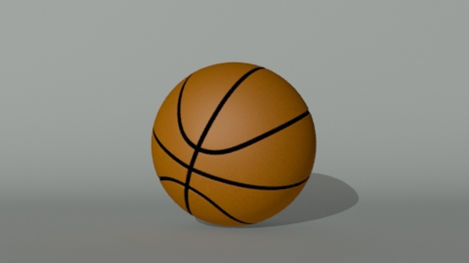 3d basketball model