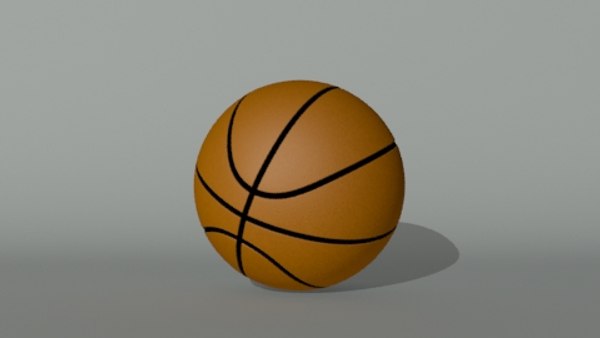 3d basketball model