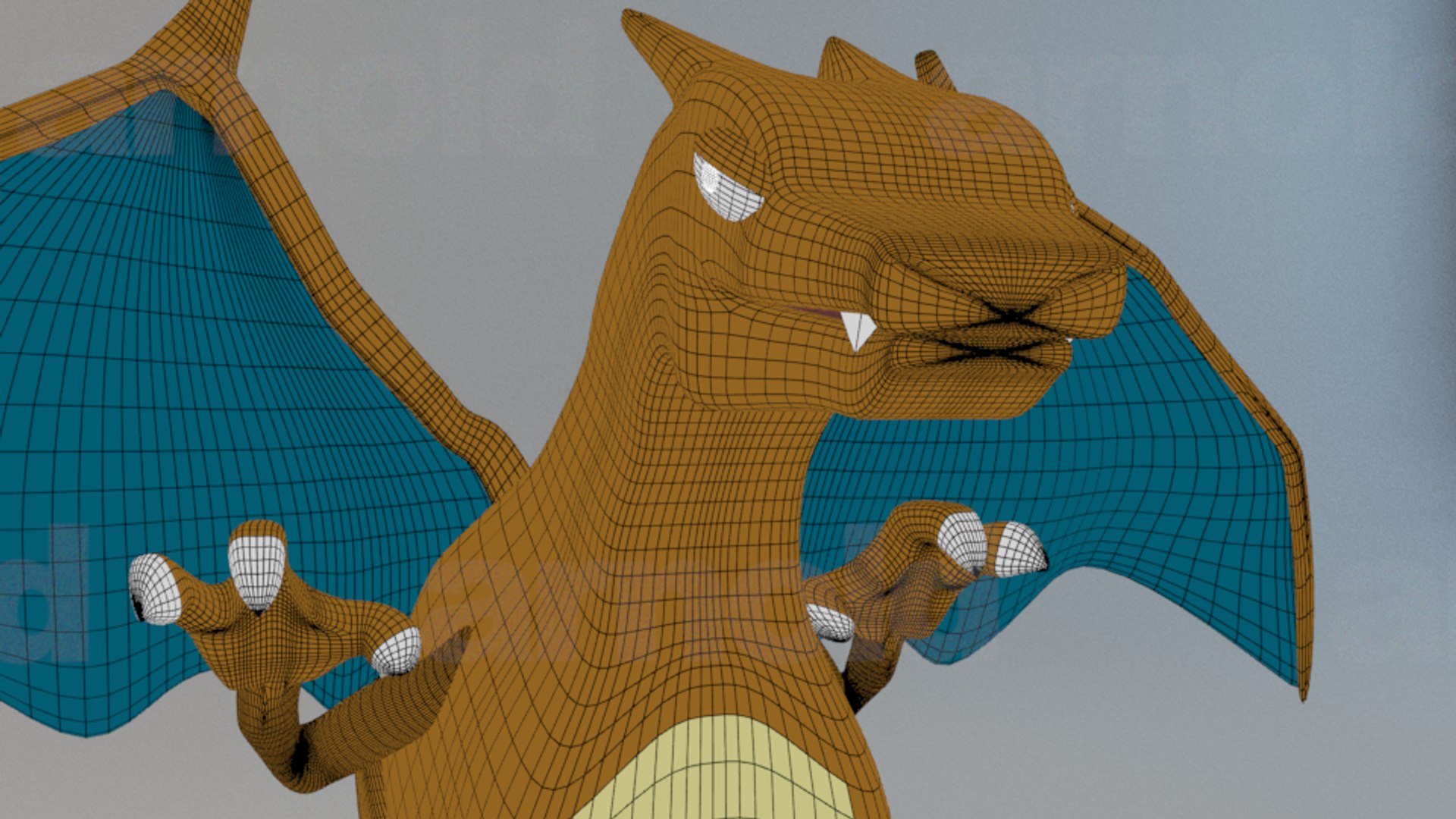 Charizard Pokemon Tv Obj