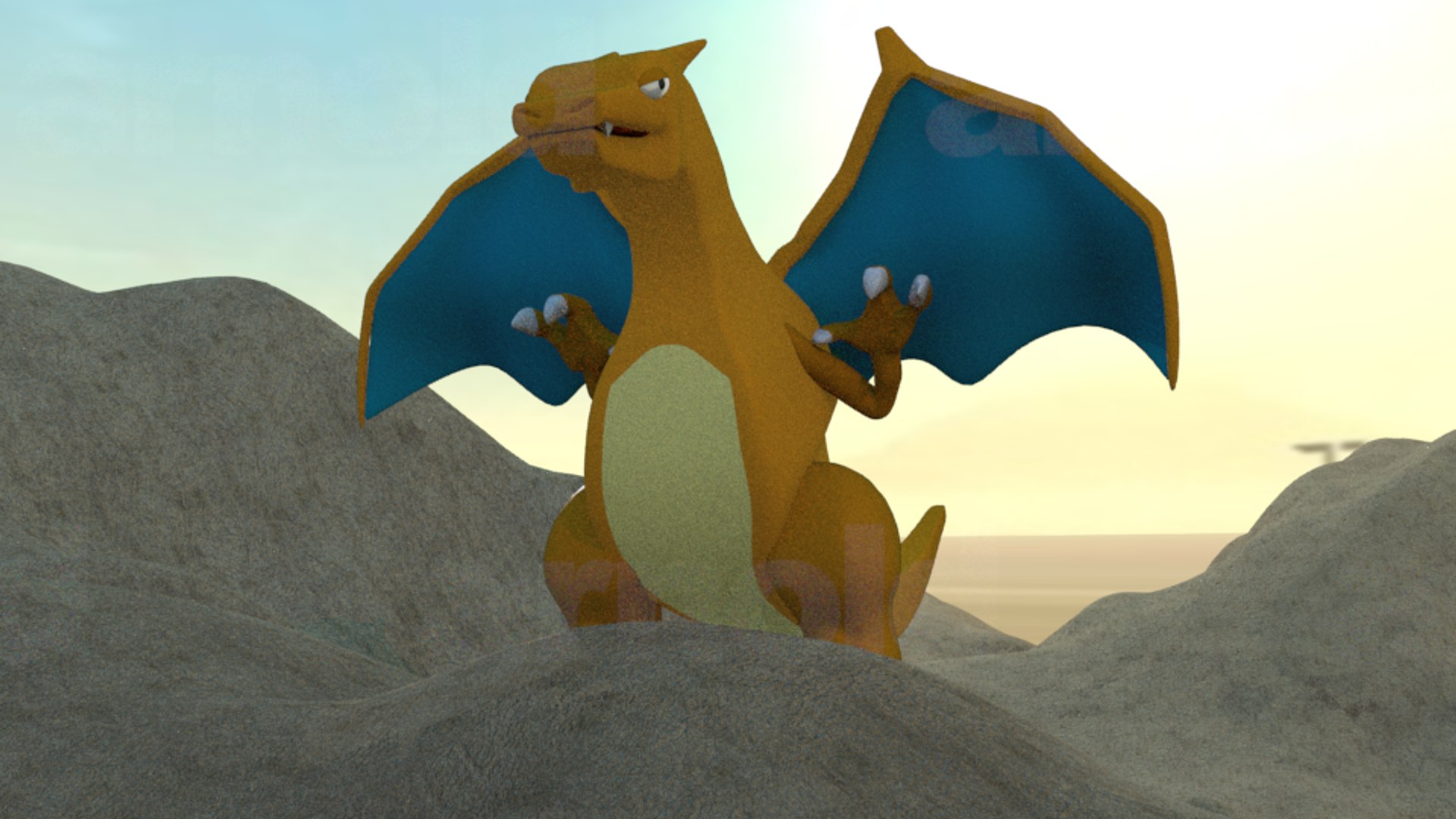 Charizard Pokemon Tv Obj