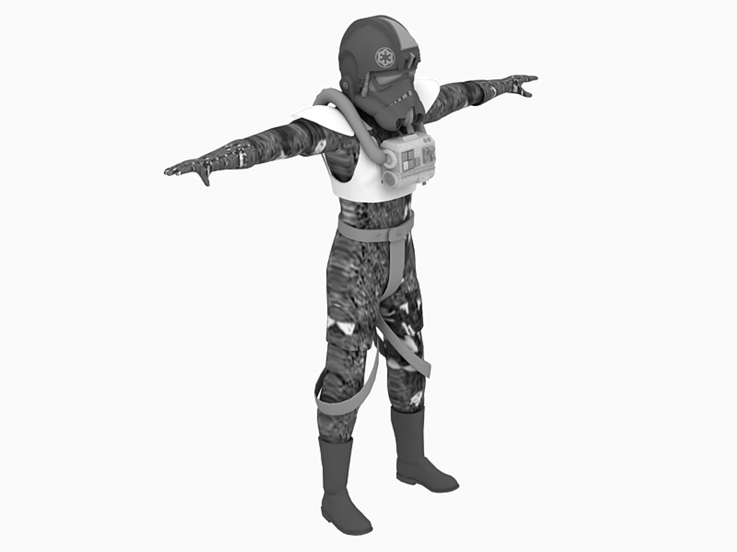 3D Model Shooting Stormtrooper Clone Soldier - TurboSquid 1574693