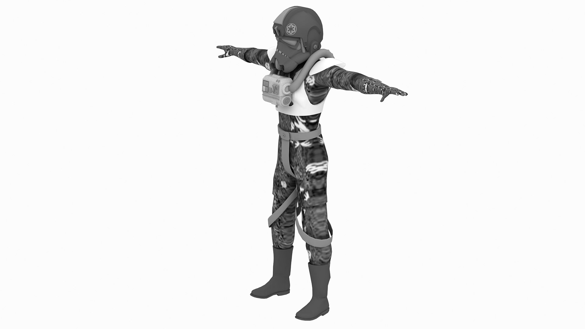 3D Model Shooting Stormtrooper Clone Soldier - TurboSquid 1574693