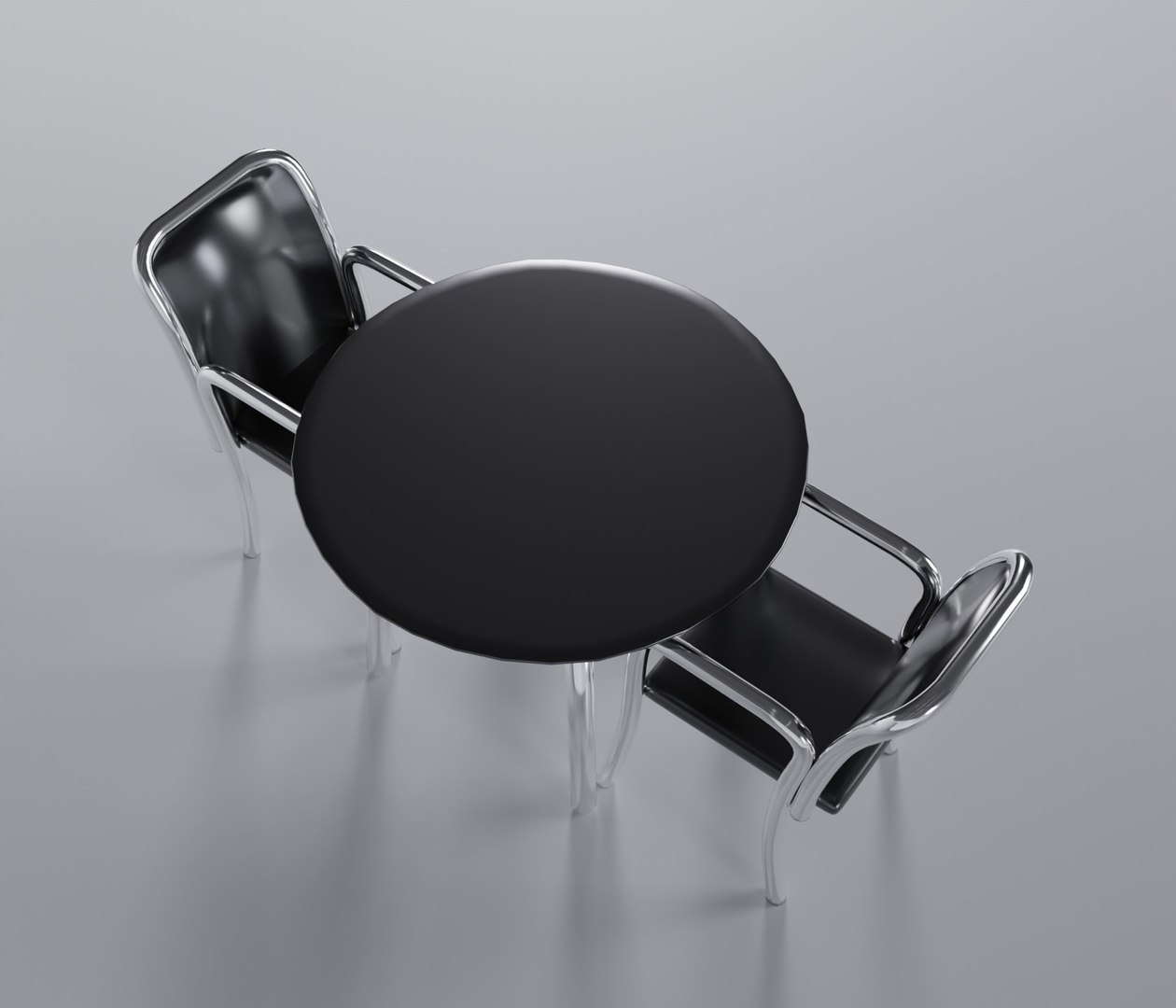 3D Metal Table Set Model - TurboSquid 2097286