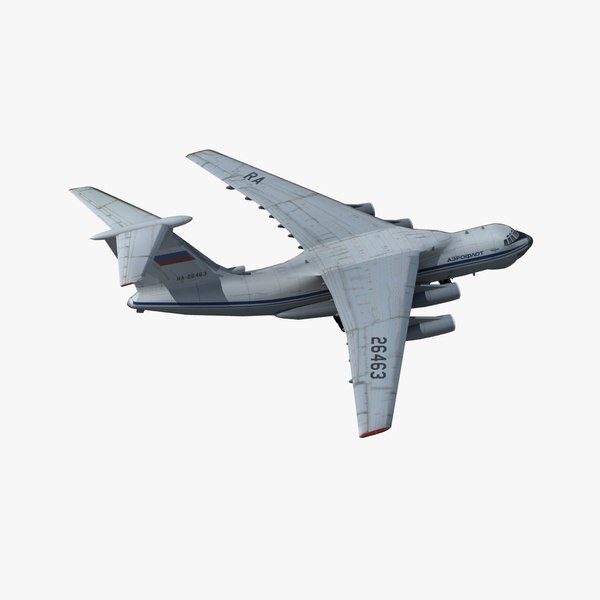 Ilyushin il-76 candid 3D model - TurboSquid 1443669