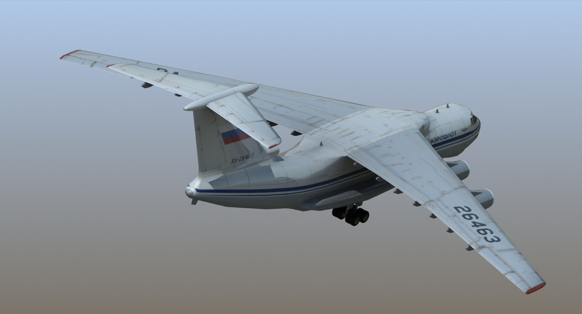 Ilyushin il-76 candid 3D model - TurboSquid 1443669