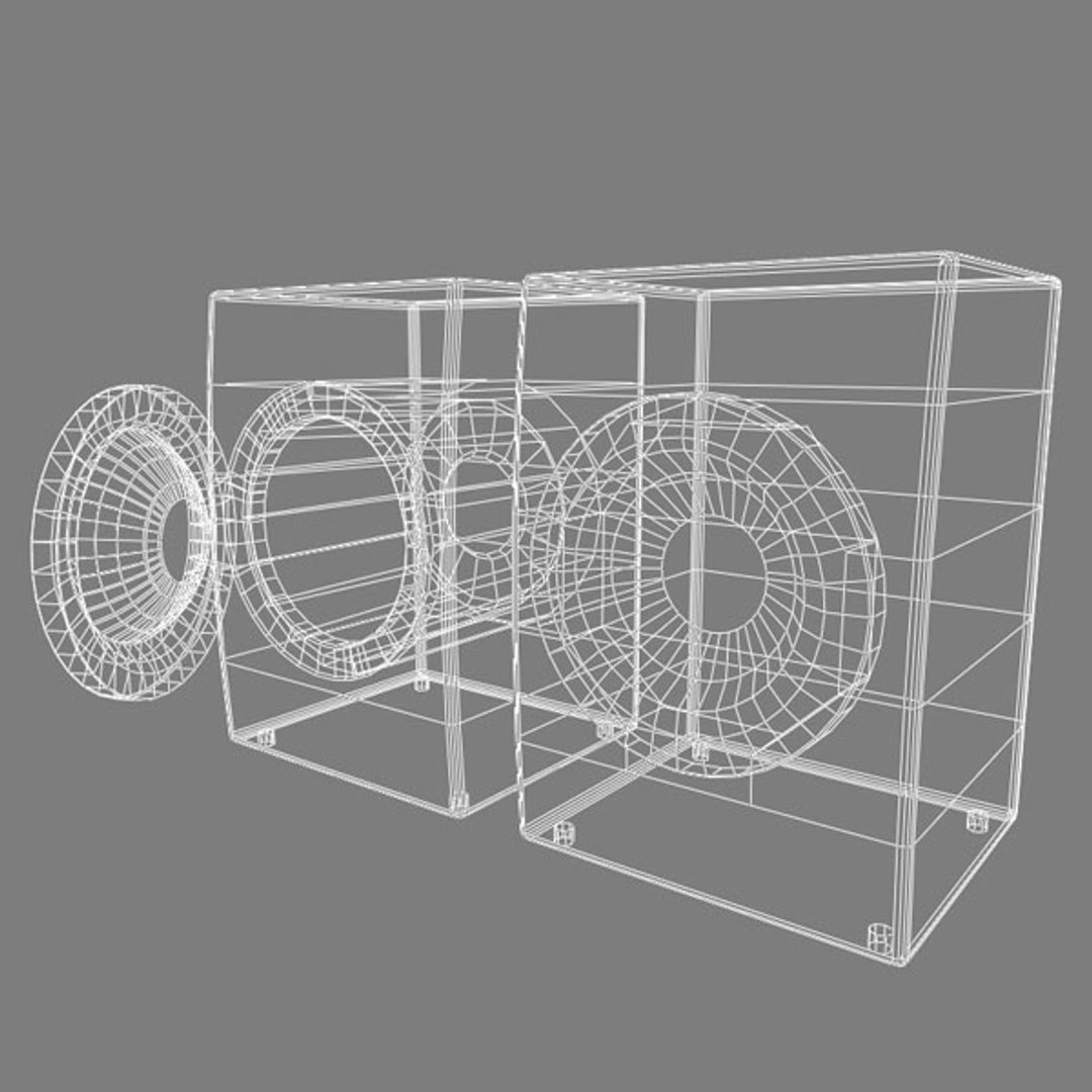 3d Washing Machine C Model