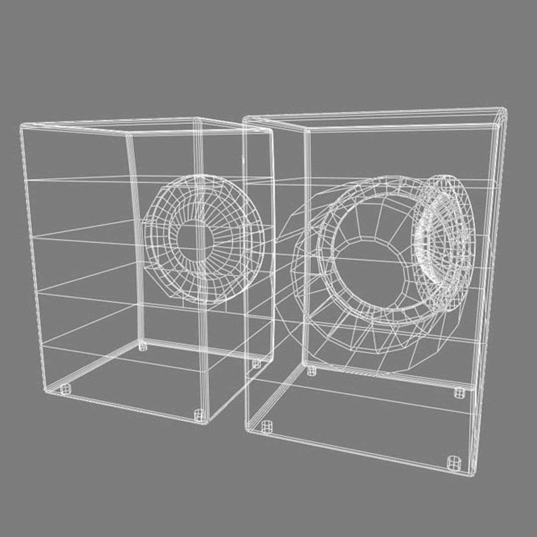 3d Washing Machine C Model