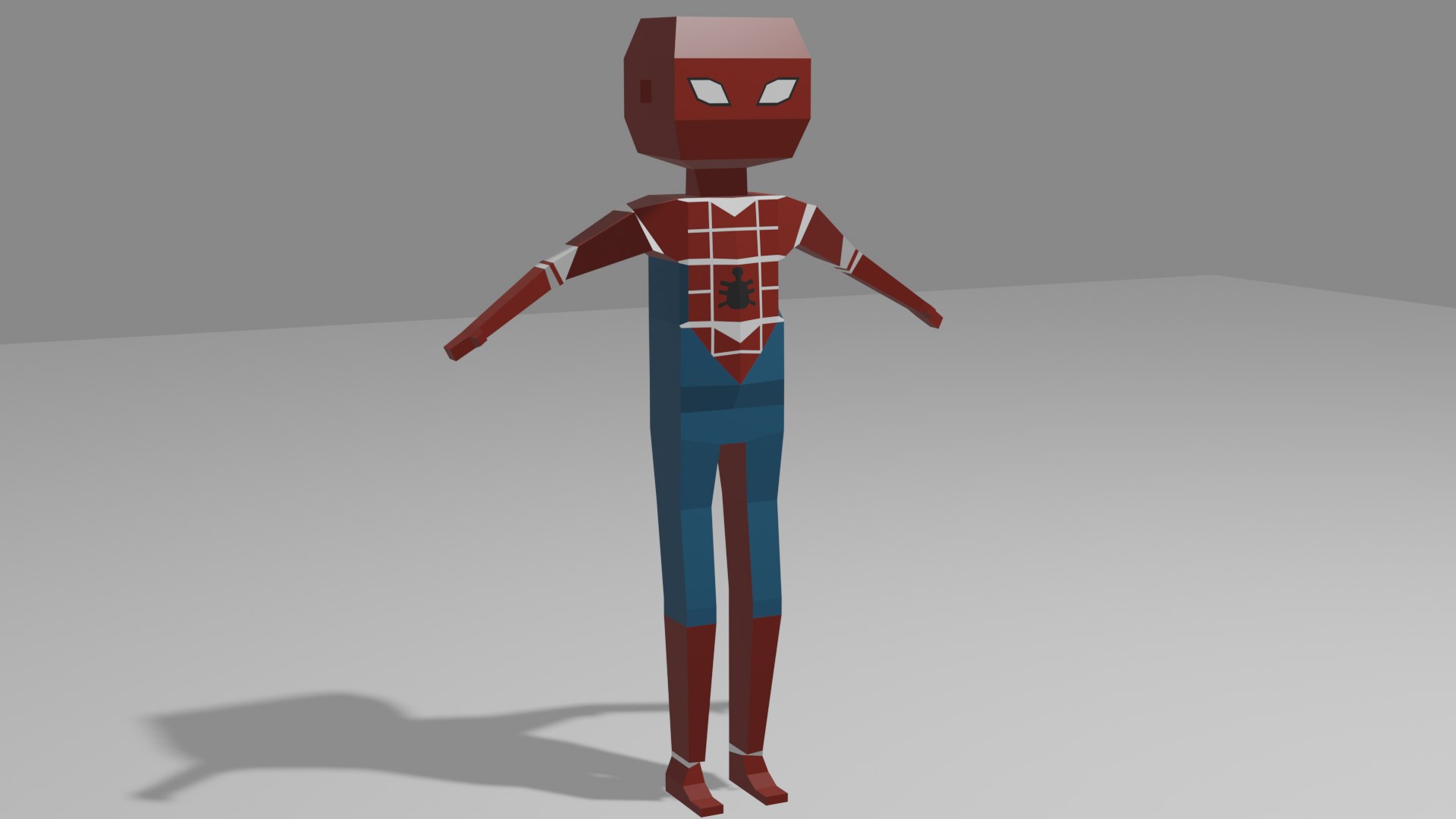 3D Spider Man Low Poly Model - TurboSquid 1920915