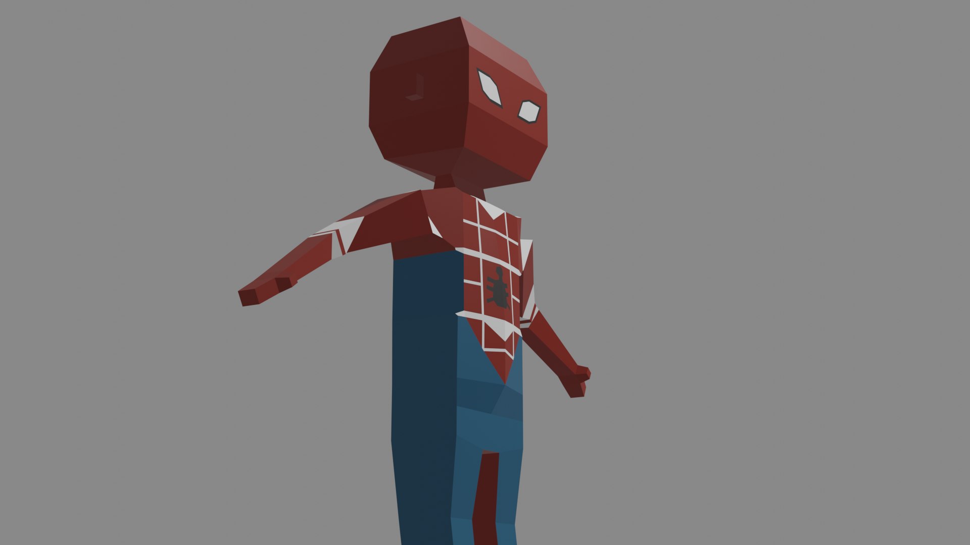 3D Spider Man Low Poly Model - TurboSquid 1920915