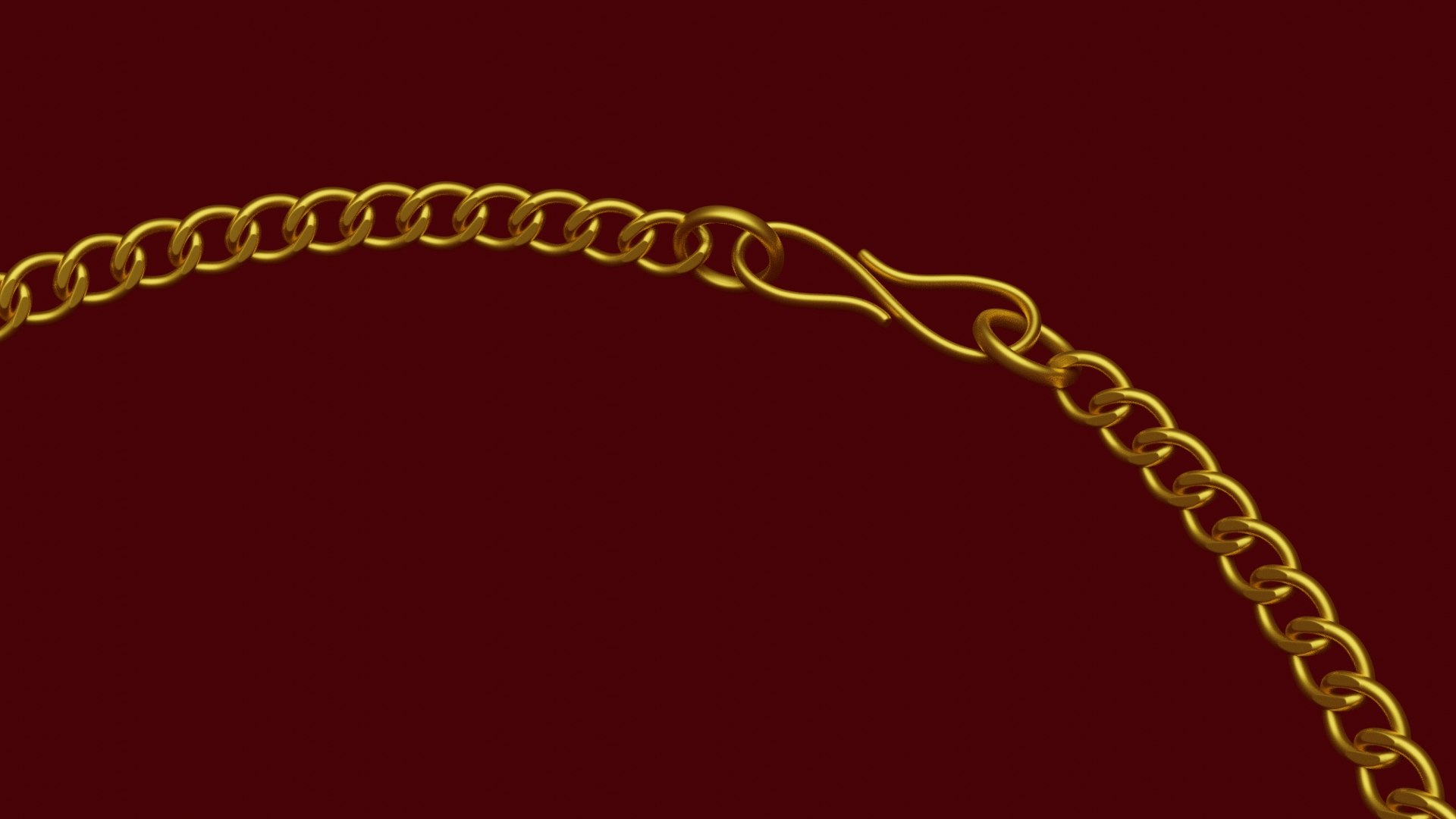 3D Model Golden Chain - TurboSquid 1924917
