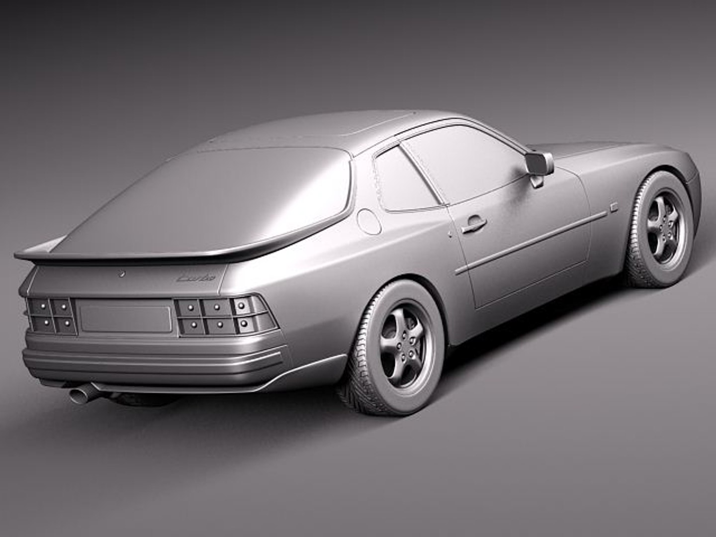 3d model porsche 944 1982 1991