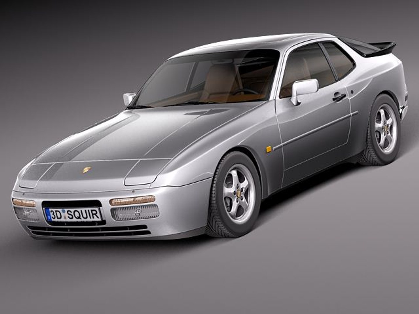 3d model porsche 944 1982 1991