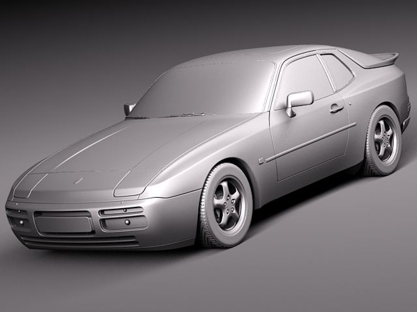 3d model porsche 944 1982 1991