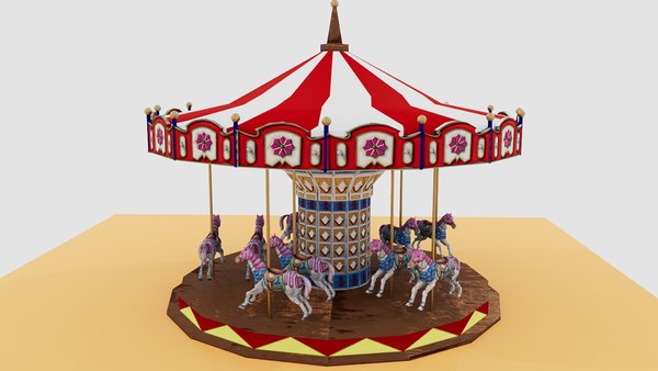 Carousel 3D model - TurboSquid 1818658
